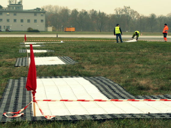 Helipad FATO markings for Warsaw Modlin Airport - S4GA