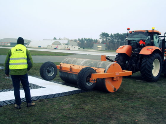 Helipad FATO markings for Warsaw Modlin Airport - S4GA