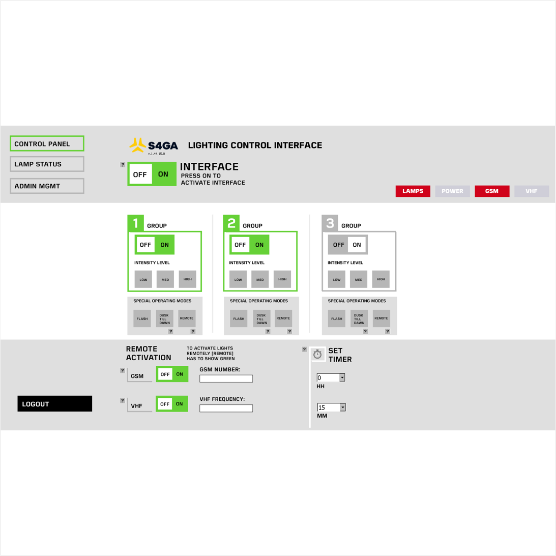 ALCMS Basic - Airfield Lighting Control and Monitoring - S4GA