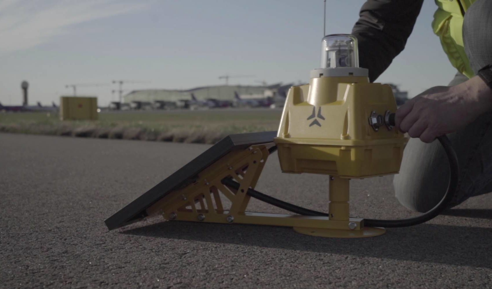 Solar Runway Lighting for Private Airfield in Poland - S4GA