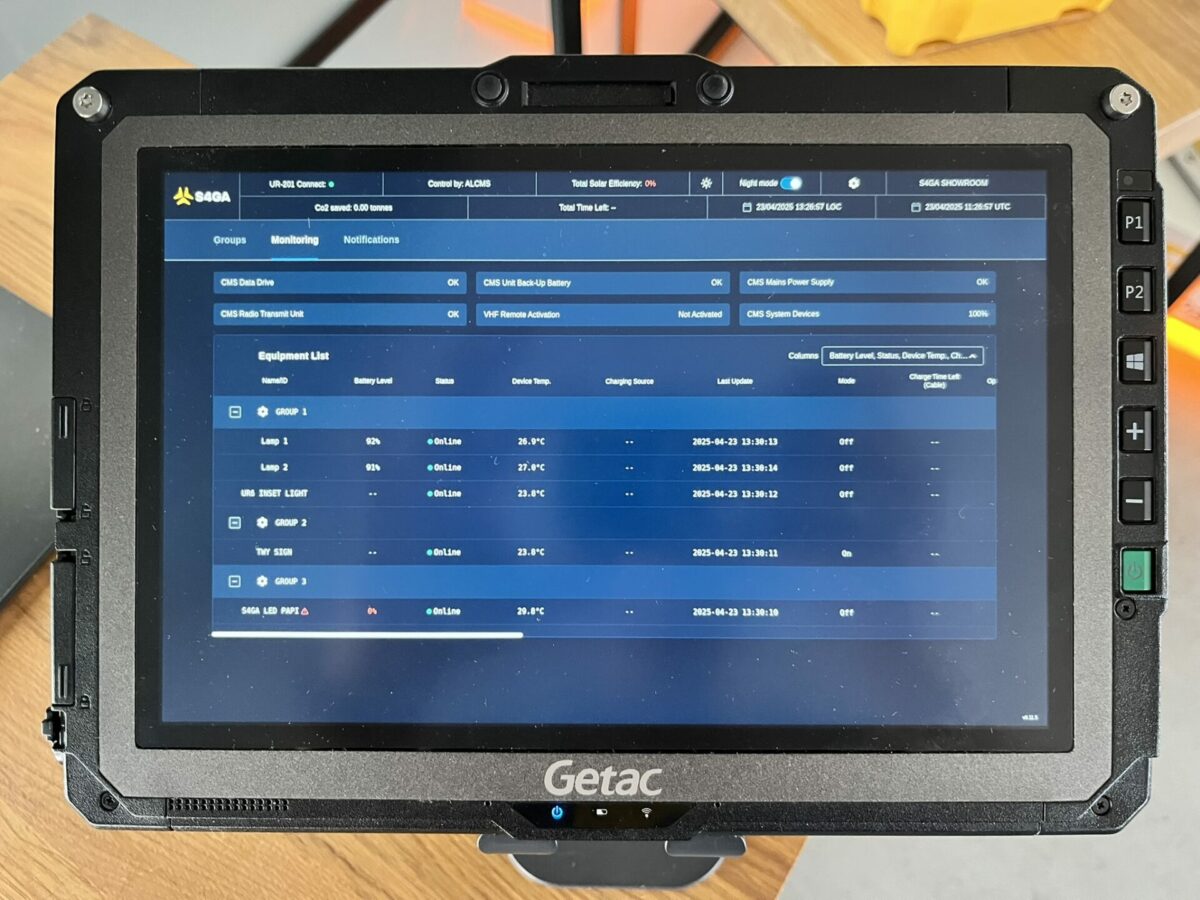 Mobile Touchscreen with ALCMS - AGL Control & Monitoring - S4GA