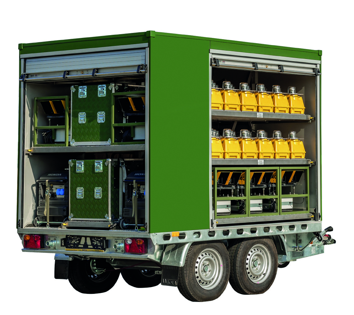 Trailer for Military - Portable Airfield Lighting - S4GA