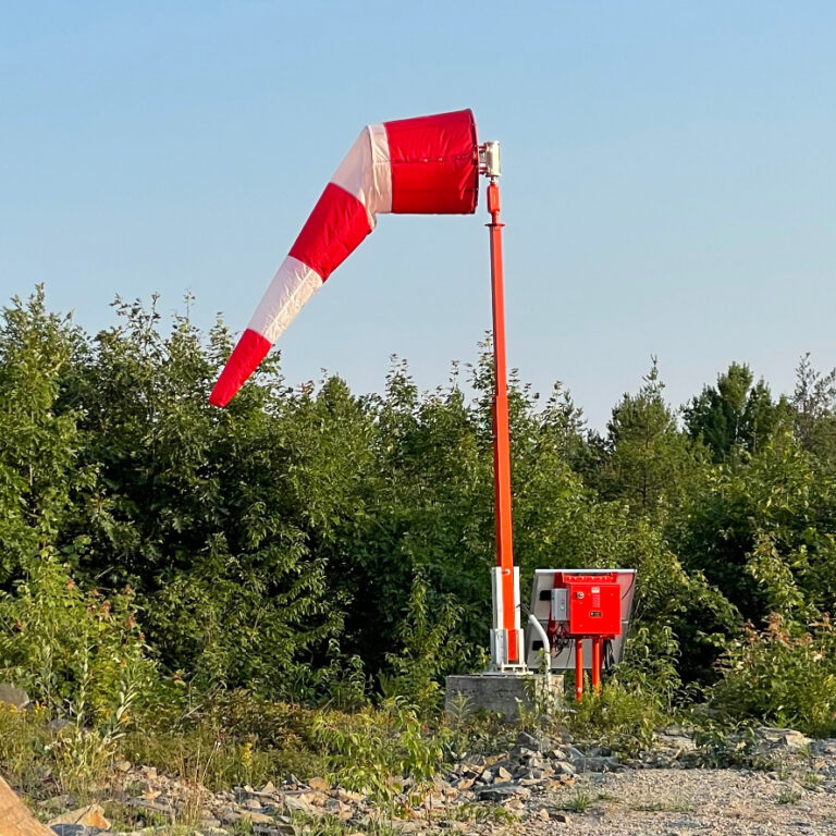 Solar Helipad Windsock - S4GA