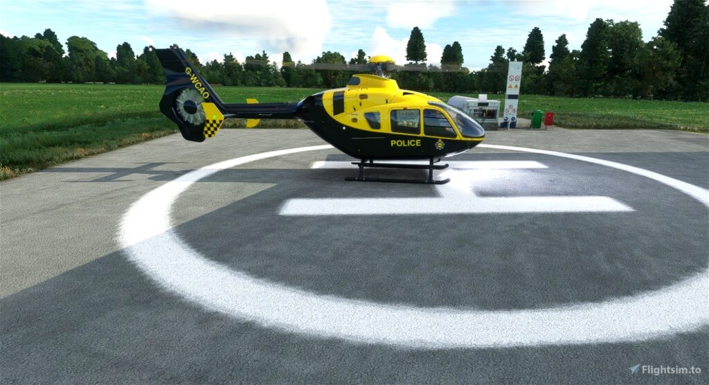 National Police Air Support in UK chooses S4GA Solar Helipad Lighting