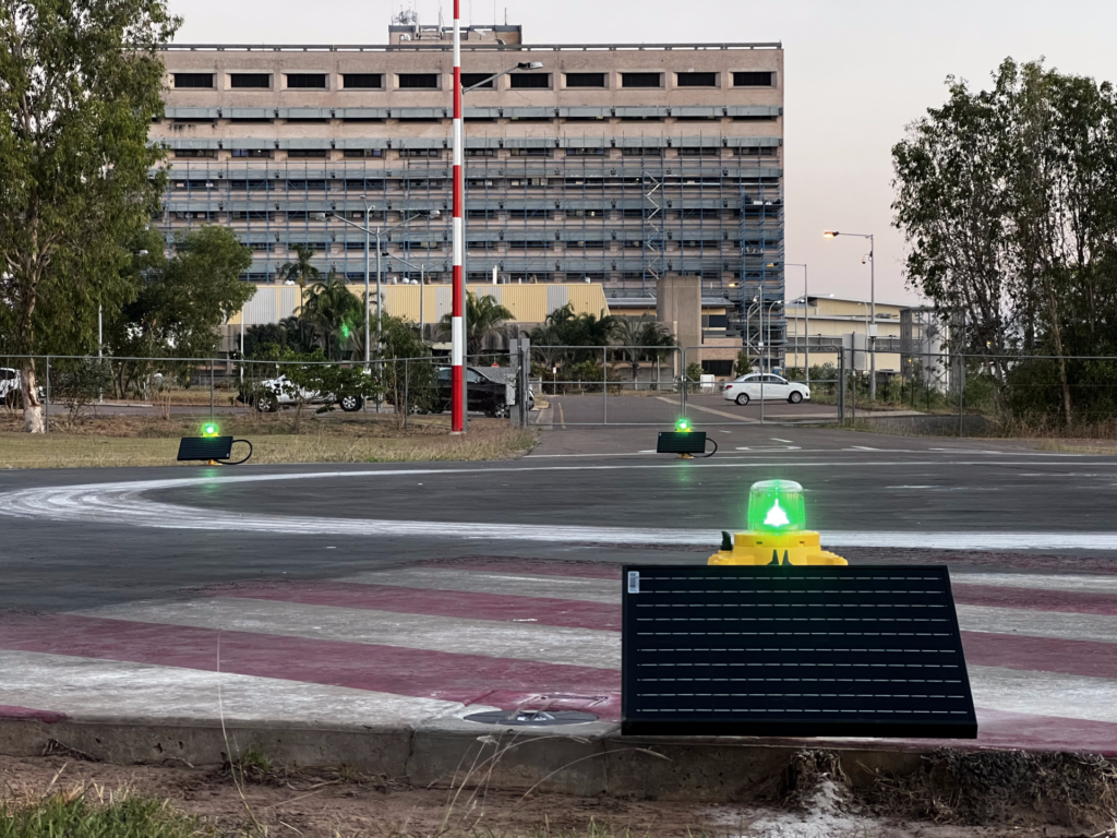Darwin Hospital Enhances Helipad Safety with S4GA Solar Lights - S4GA