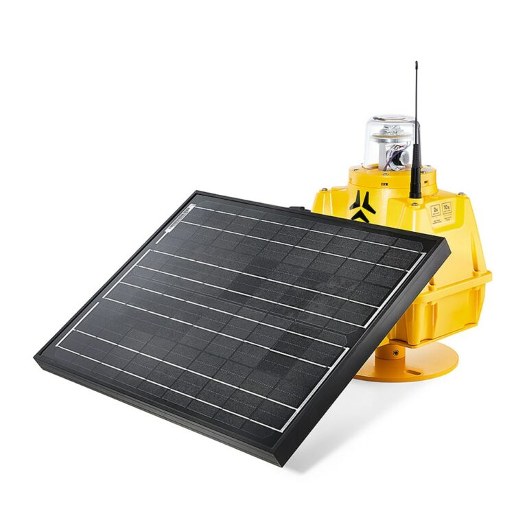 SP-401SM Medium Intensity Solar Runway Edge Light - White/White - S4GA