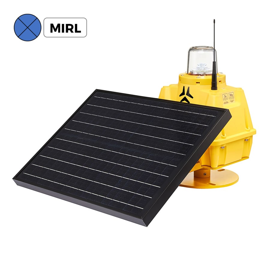 Medium Intensity Solar Turning Pad Light - Runway Lighting - S4GA